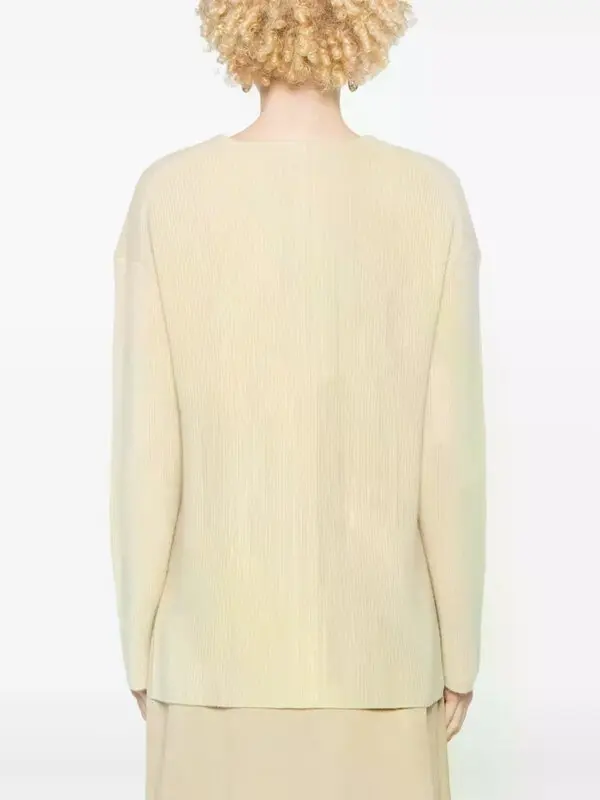 JOSEPH Ribbed-knit V-neck Sweater