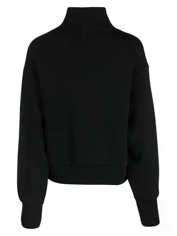 Varley Davidson Zipped Jersey Sweatshirt - Black