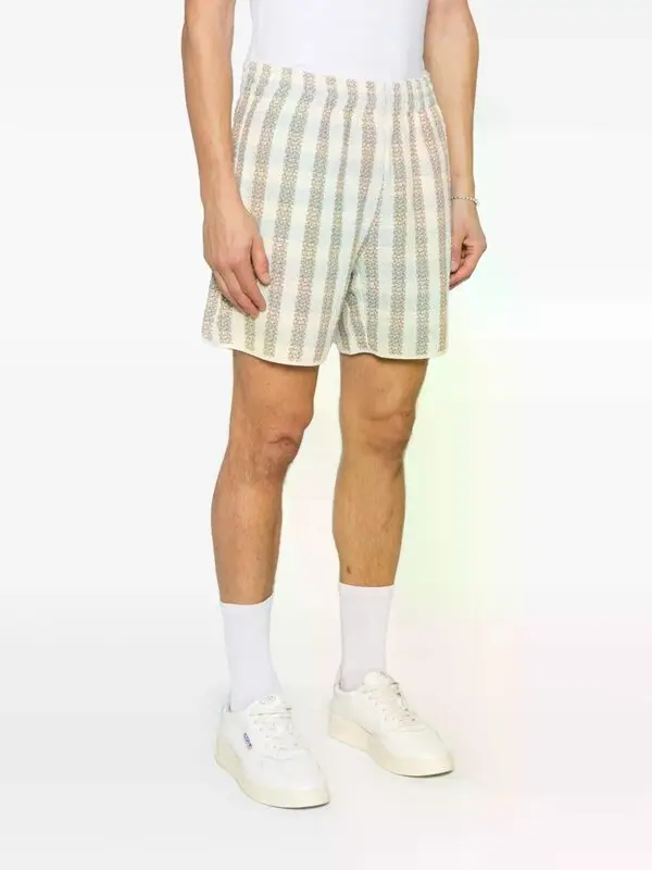 BLUE SKY INN Checked Bouclé Shorts
