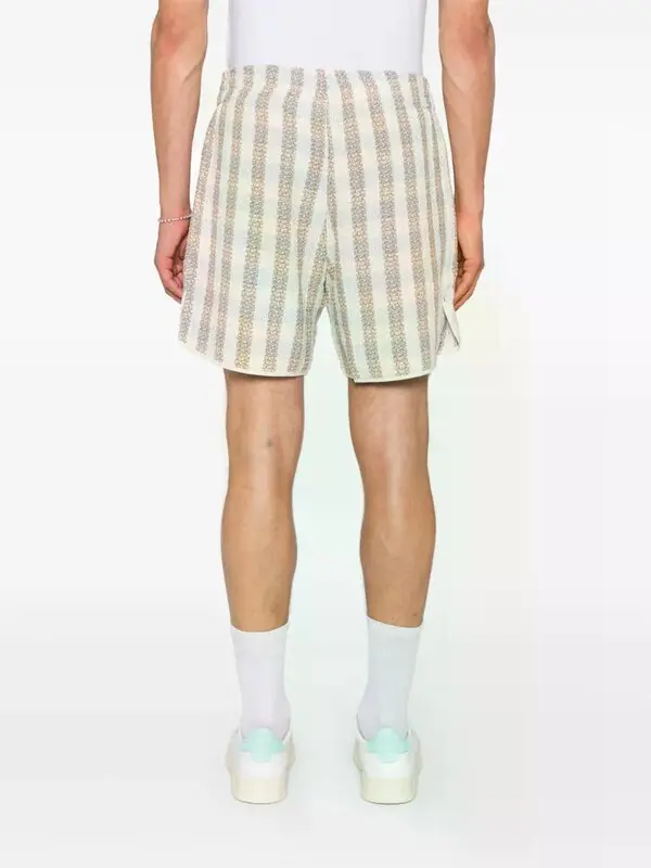 BLUE SKY INN Checked Bouclé Shorts