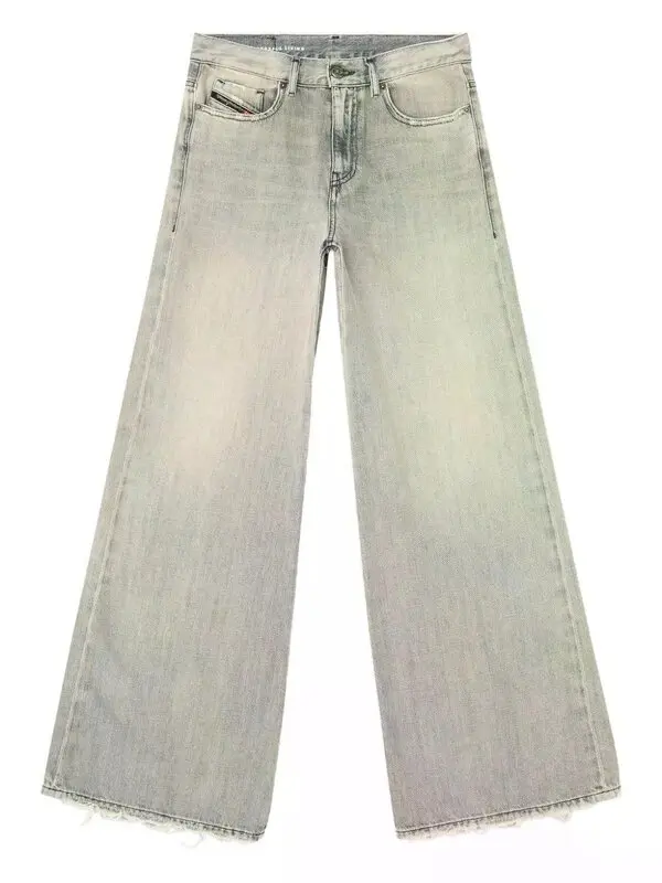 DIESEL® 1978 D-akemi Wide Leg Jeans - Grey