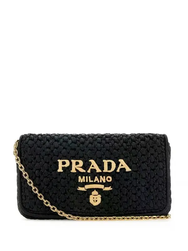 Prada Woven Shoulder Bag