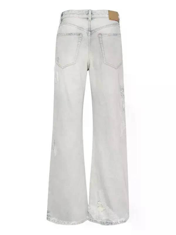 JNBY Distressed Wide-leg Jeans