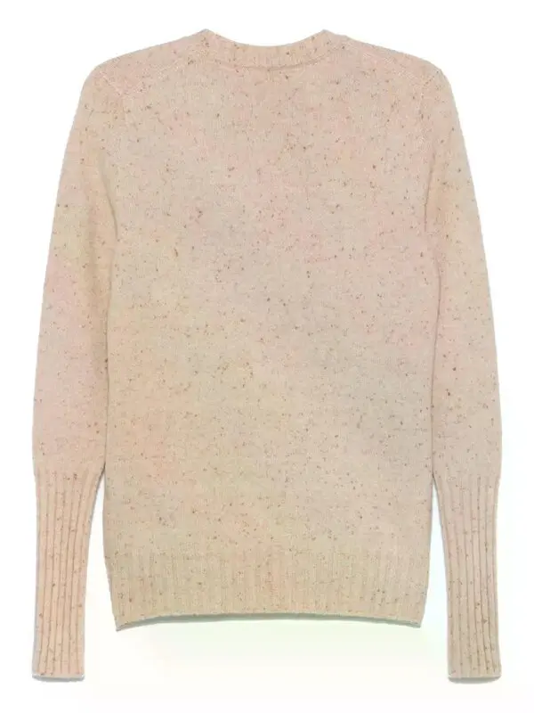 Kiton Speckle-knit Virgin Wool Jumper