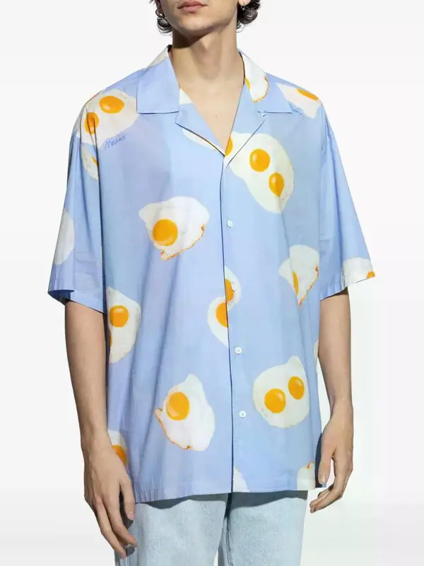 Moschino Graphic-print Shirt - Blue