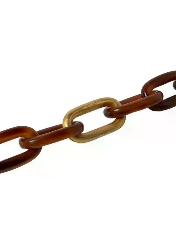 PARTS OF FOUR Chain Necklace - Black