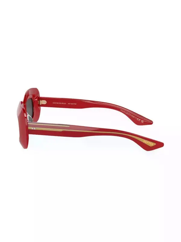 Oliver Spencer 1966c Rectangle-frame Sunglasses
