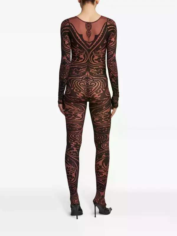 Etro Paisley Tattoo Bodysuit