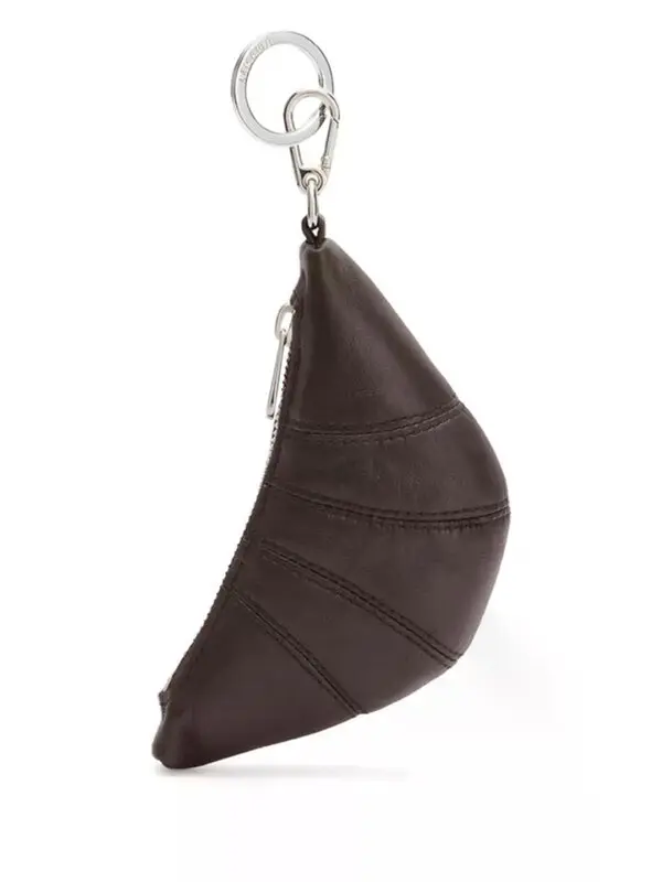 LEMAIRE Mini Croissant Keyring - Brown