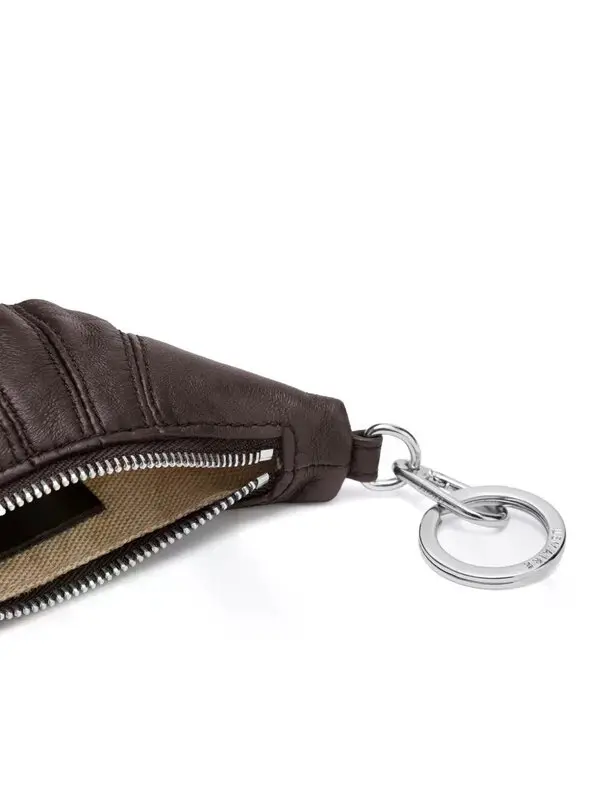 LEMAIRE Mini Croissant Keyring - Brown