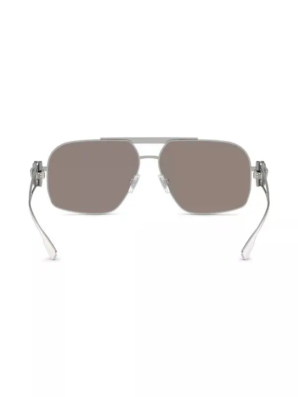 Versace Pilot Frame Sunglasses With Medusa Motif