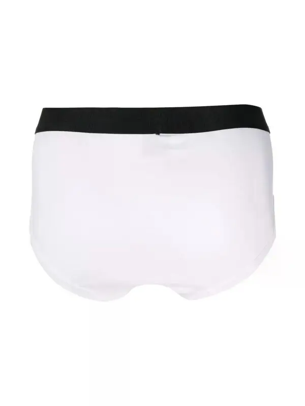 TOM FORD Logo-waistband Briefs - White