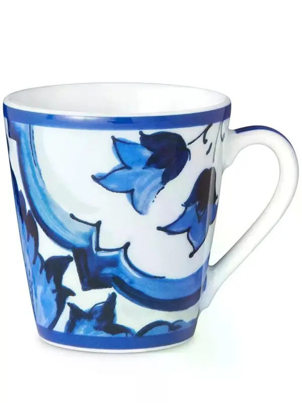 Dolce & Gabbana Archive-print Porcelain Mug - White