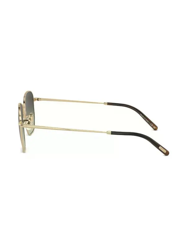 Oliver Spencer Kierney Geometric Frame Sunglasses