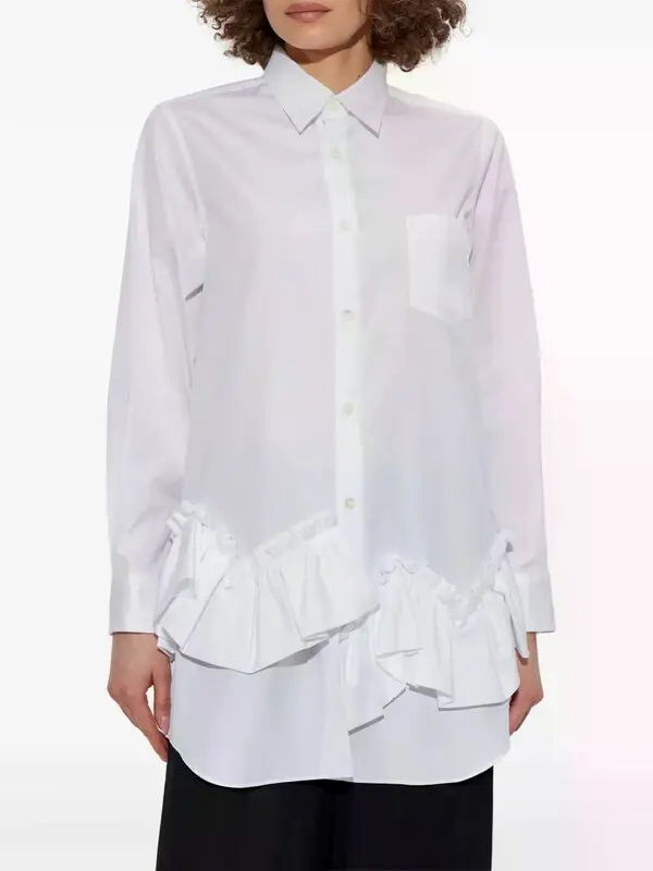Comme Des Garçons Ruffled-trim Shirt