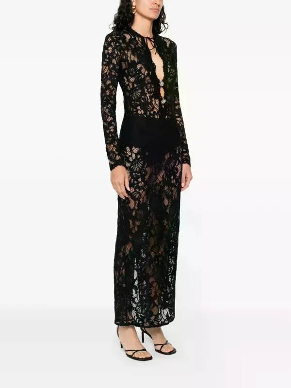 MANURI Lace Midi Dress