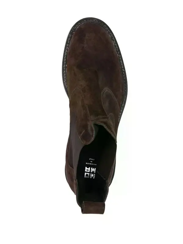 Moma Suede Chelsea Boots - Brown
