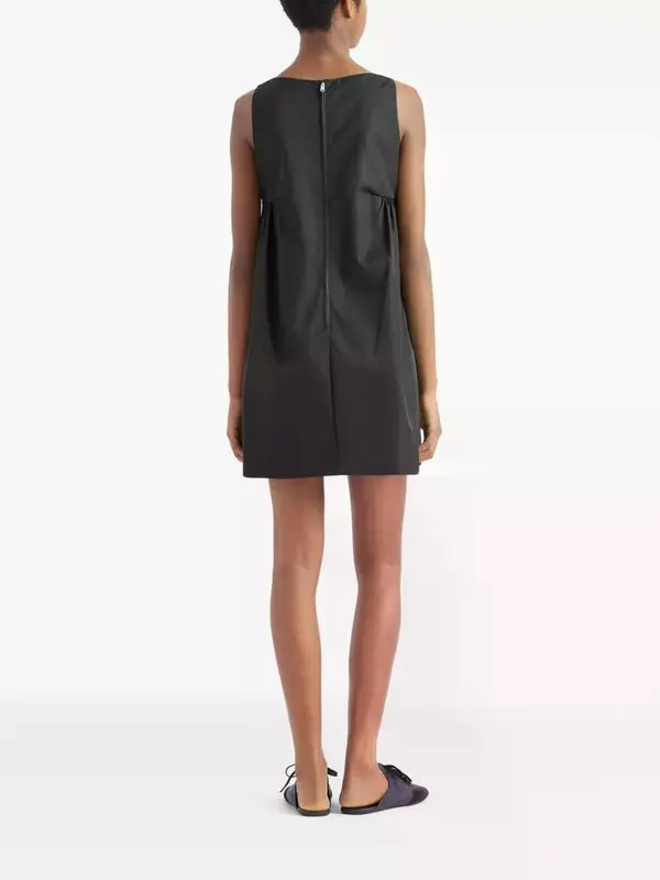 Prada Sleeveless Square Neck Mini Dress