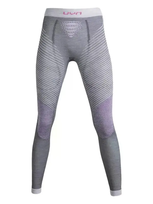 Uyn Logo-waistband Performance Leggings - Grey