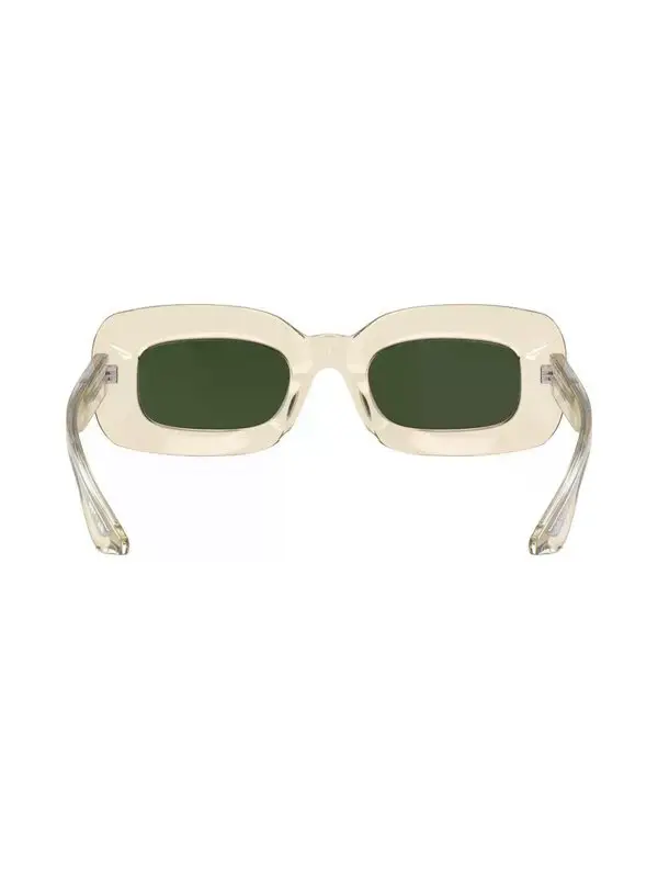 Oliver Spencer 1966c Rectangle-frame Sunglasses