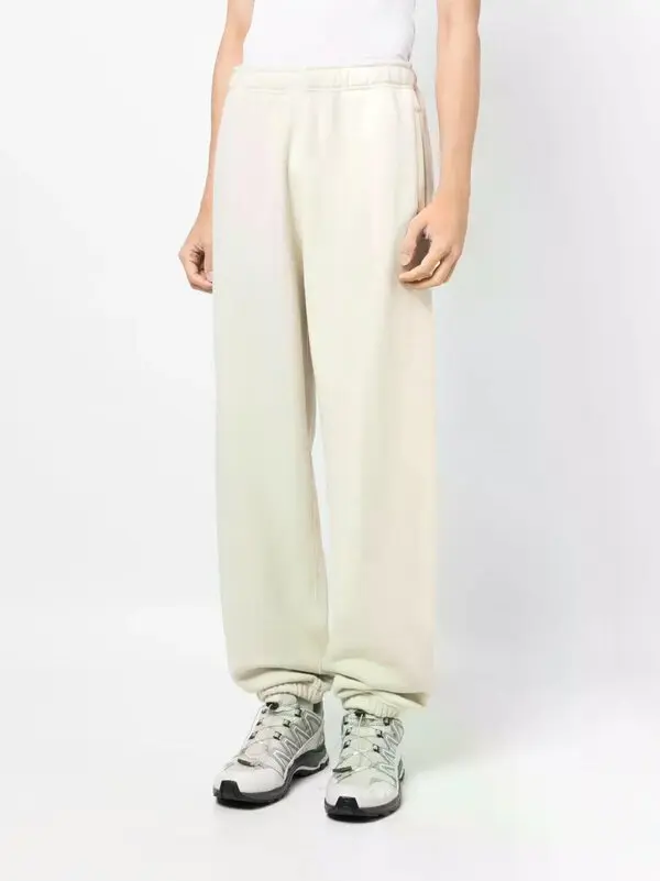 Stone Island Logo-appliqué Cotton Track Pants