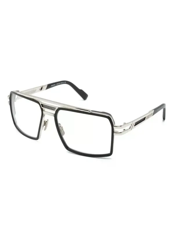 Cazal 6033 Square-frame Glasses - Silver