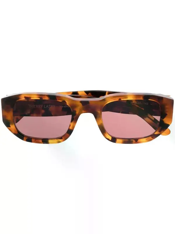 Thierry Lasry Square-frame Tinted Sunglasses - Brown