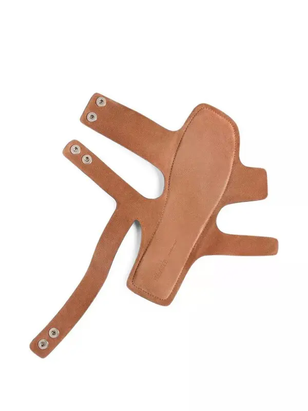 Khaite Boden Flat Sandals With Stud Embellishments