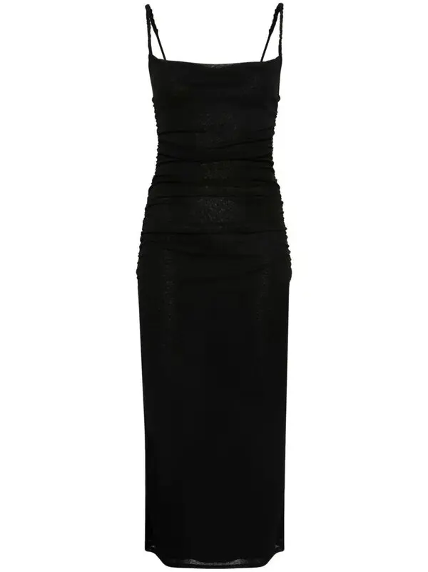 Nanushka Alexa Ruched Midi Dress