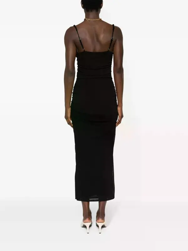 Nanushka Alexa Ruched Midi Dress