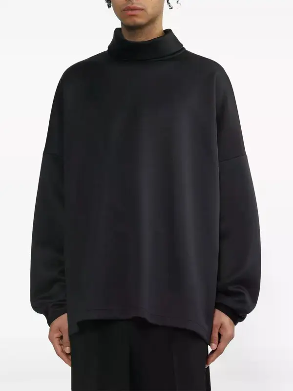Fear Of God Logo-appliqué Polo-collar Sweatshirt