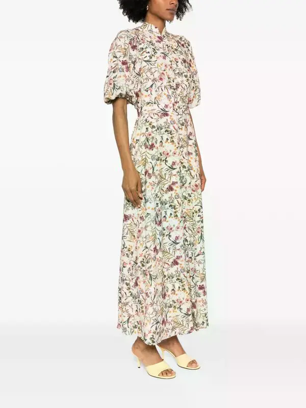 MOOS STUDIO Jardin De Fleurs Maxi Dress