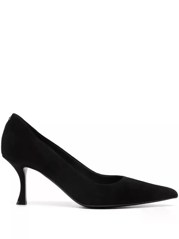 FERRAGAMO 55mm Suede Pointed Toe Pumps