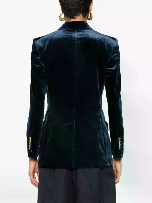 TOM FORD Velvet Double-breasted Blazer