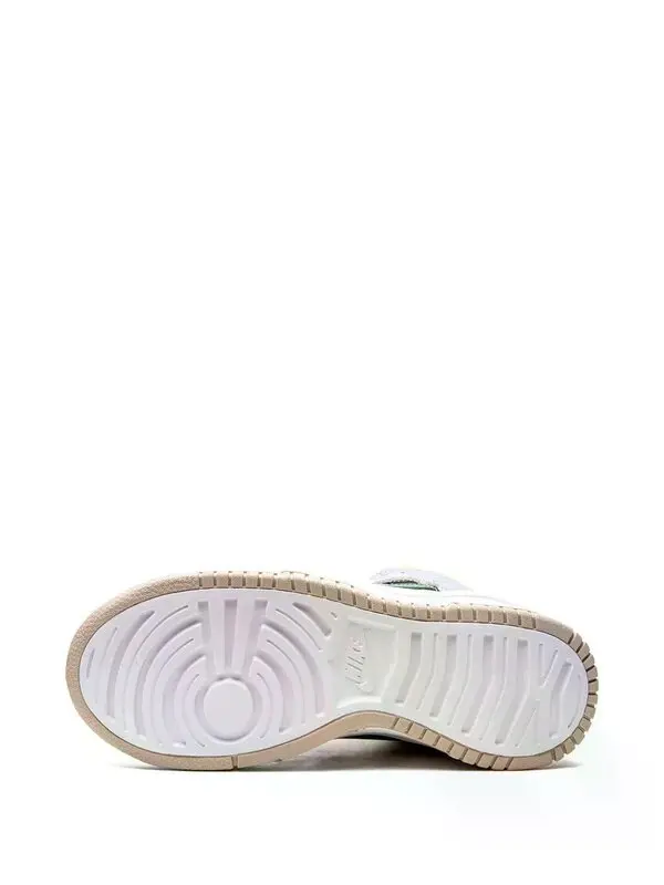 Nike Dunk High Rebel Cashmere Leather Sneakers - Neutrals