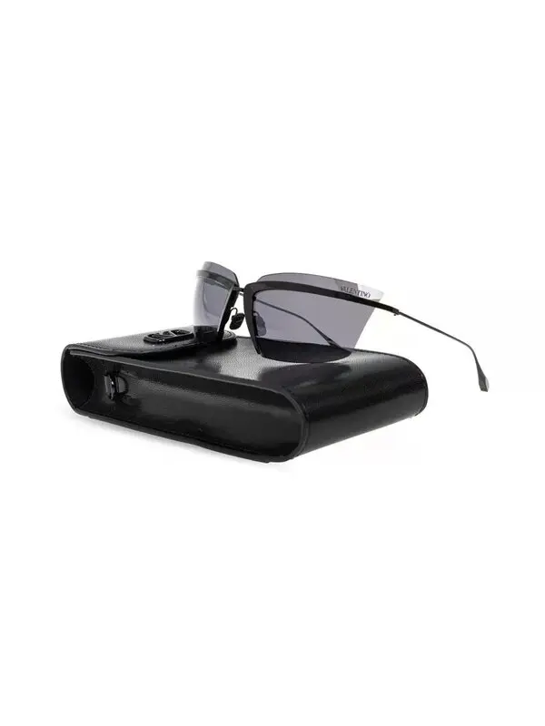 Valentino Garavani Wraparound-frame Sunglasses