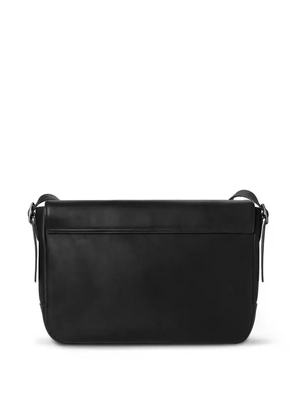 Shinola Runwell Leather Messenger Bag - Black