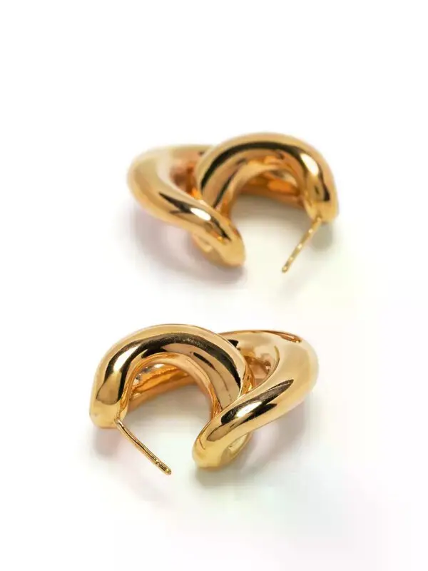 Charlotte Chesnais Vermeil Hoop Earrings