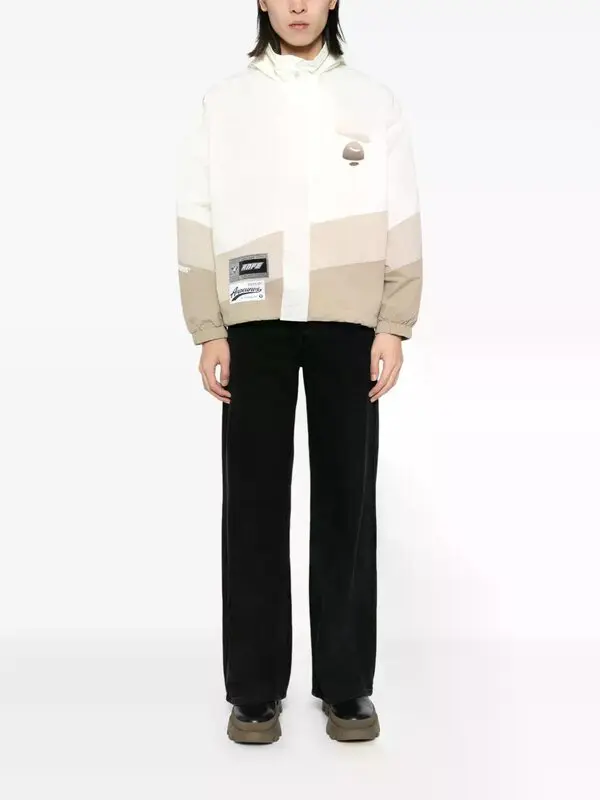 AAPE BY *A BATHING APE Logo-patch Long-sleeved Jacket