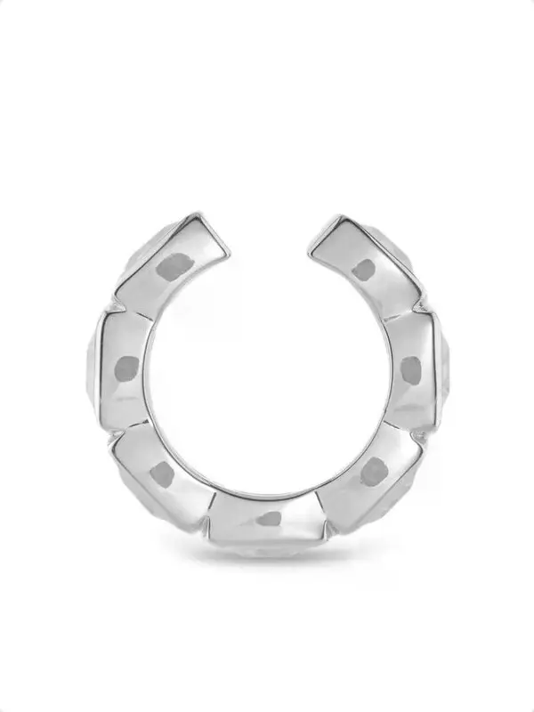 Tom Wood Sterling Cushion Crystal-embellished Ear Cuff