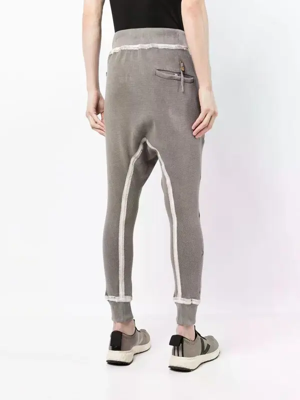 Boris Bidjan Saberi Tape-detail Drawstring Track Pants