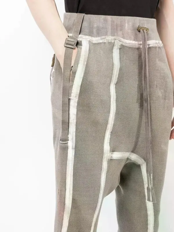 Boris Bidjan Saberi Tape-detail Drawstring Track Pants