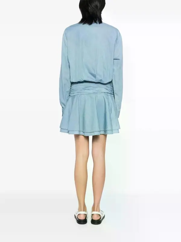 B+AB Denim Dress With Classic Collar