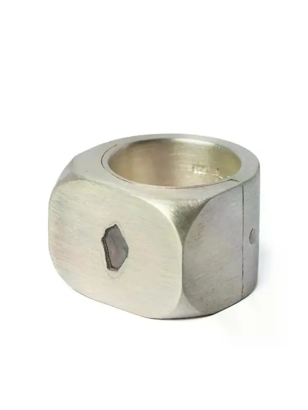PARTS OF FOUR Sistema Sterling- Diamond Ring - Silver