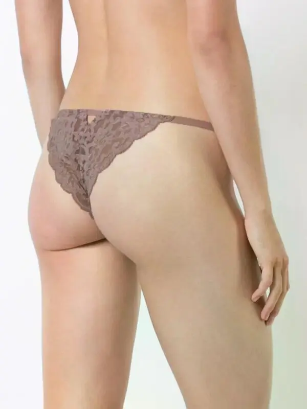 FLEUR DU MAL Charlotte Lace Seamless String Cheeky