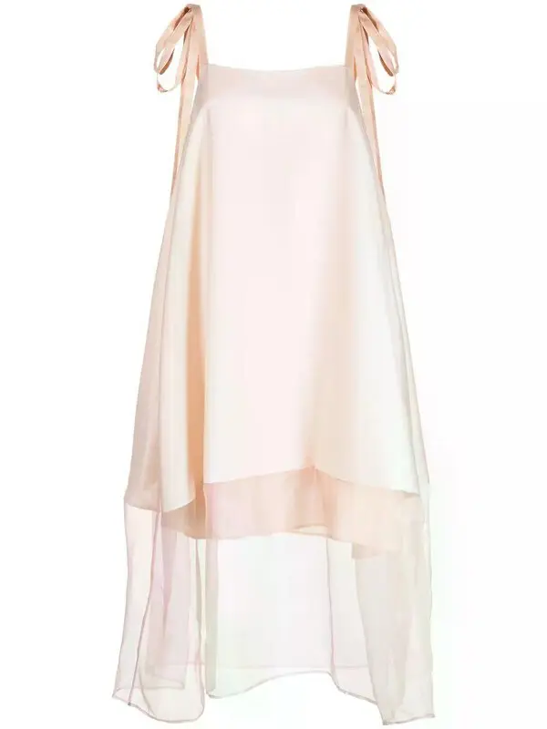 SHANSHAN RUAN Layered-effect Sleeveless Dress