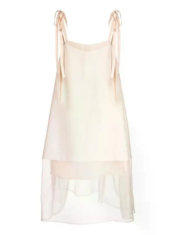 SHANSHAN RUAN Layered-effect Sleeveless Dress