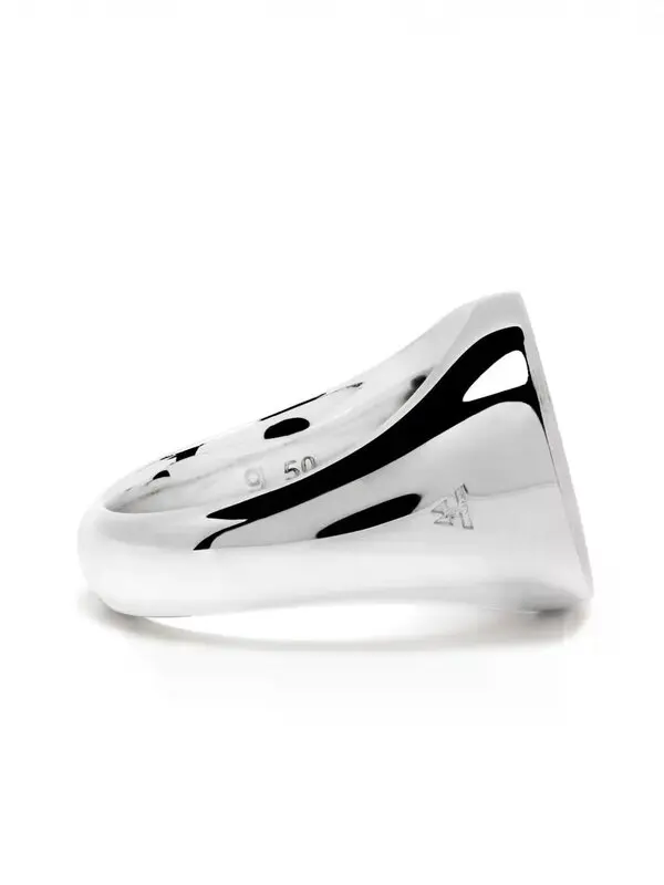 Tom Wood Sterling Signet Band Ring - Silver