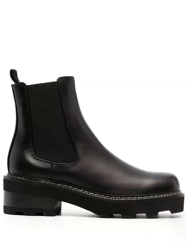 Gabriela Hearst Jil Leather Chelsea Boots