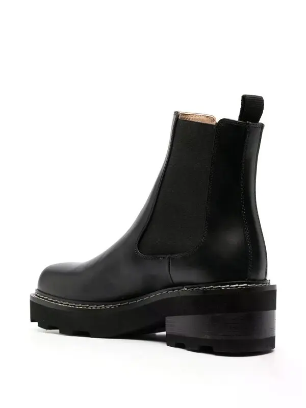 Gabriela Hearst Jil Leather Chelsea Boots